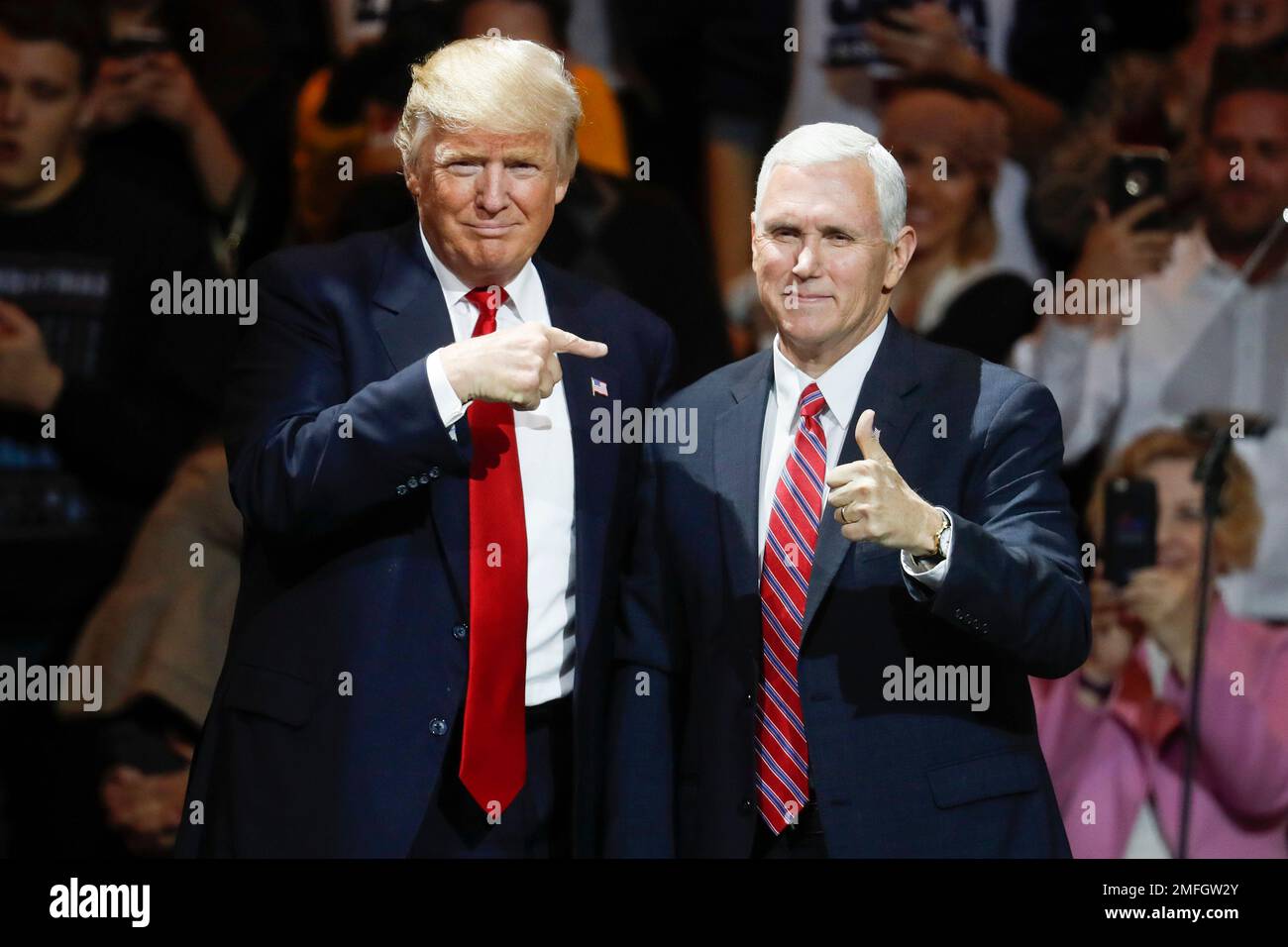 FILE - President-elect Donald Trump, left, and Vice President-elect ...