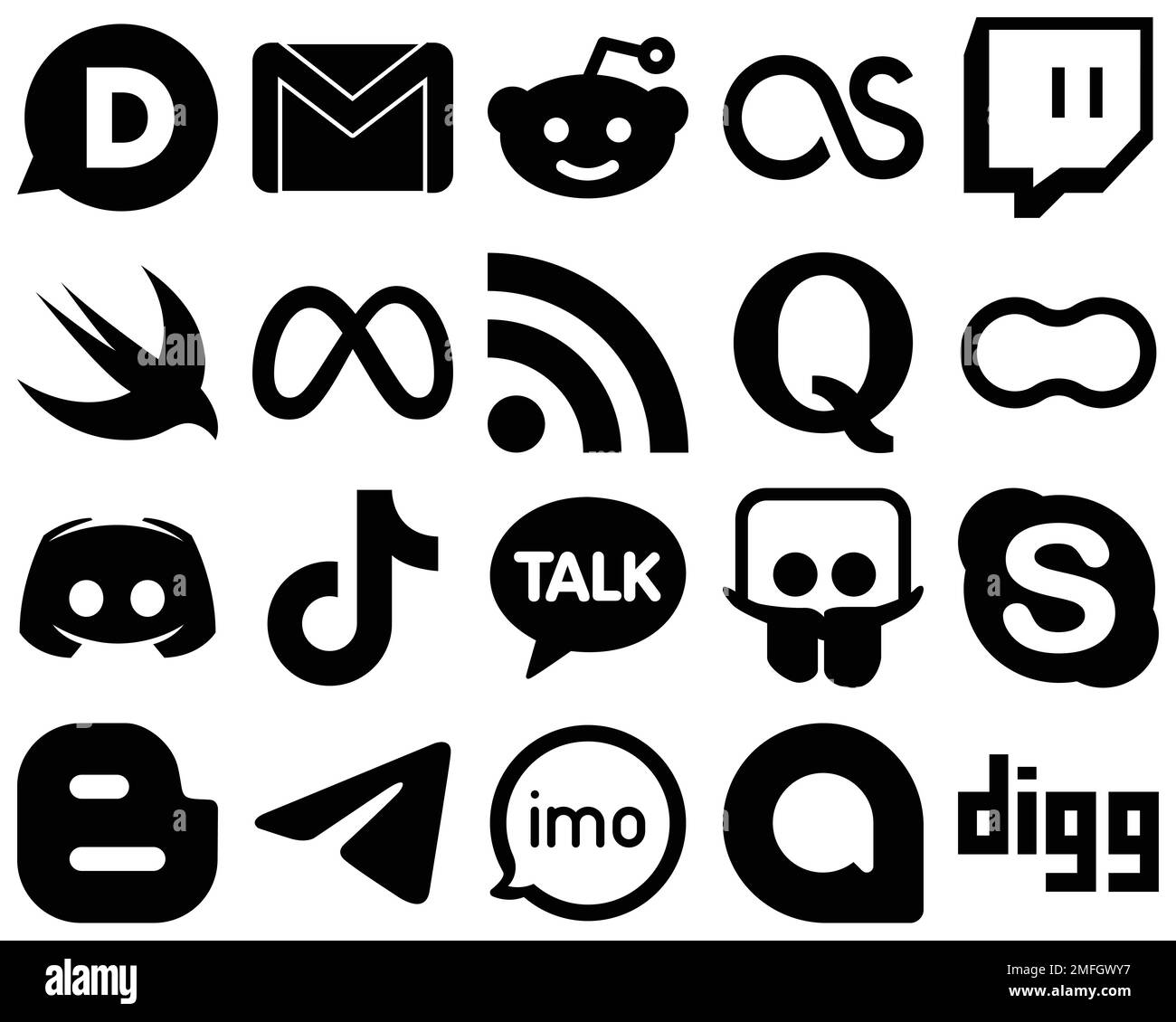 Meta logo Black and White Stock Photos & Images - Alamy