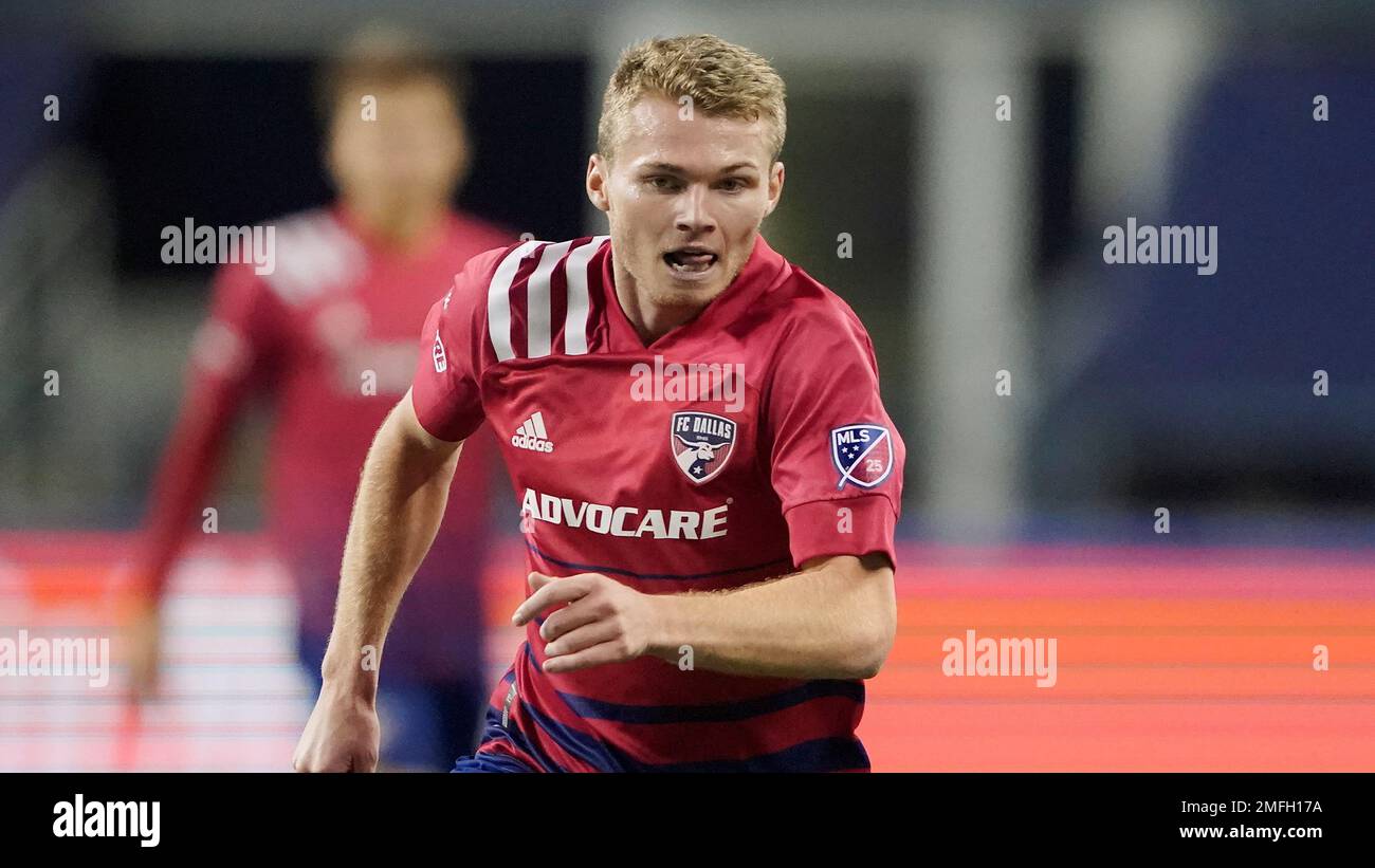 FC Dallas defender John Nelson in action against the Seattle Sounders ...