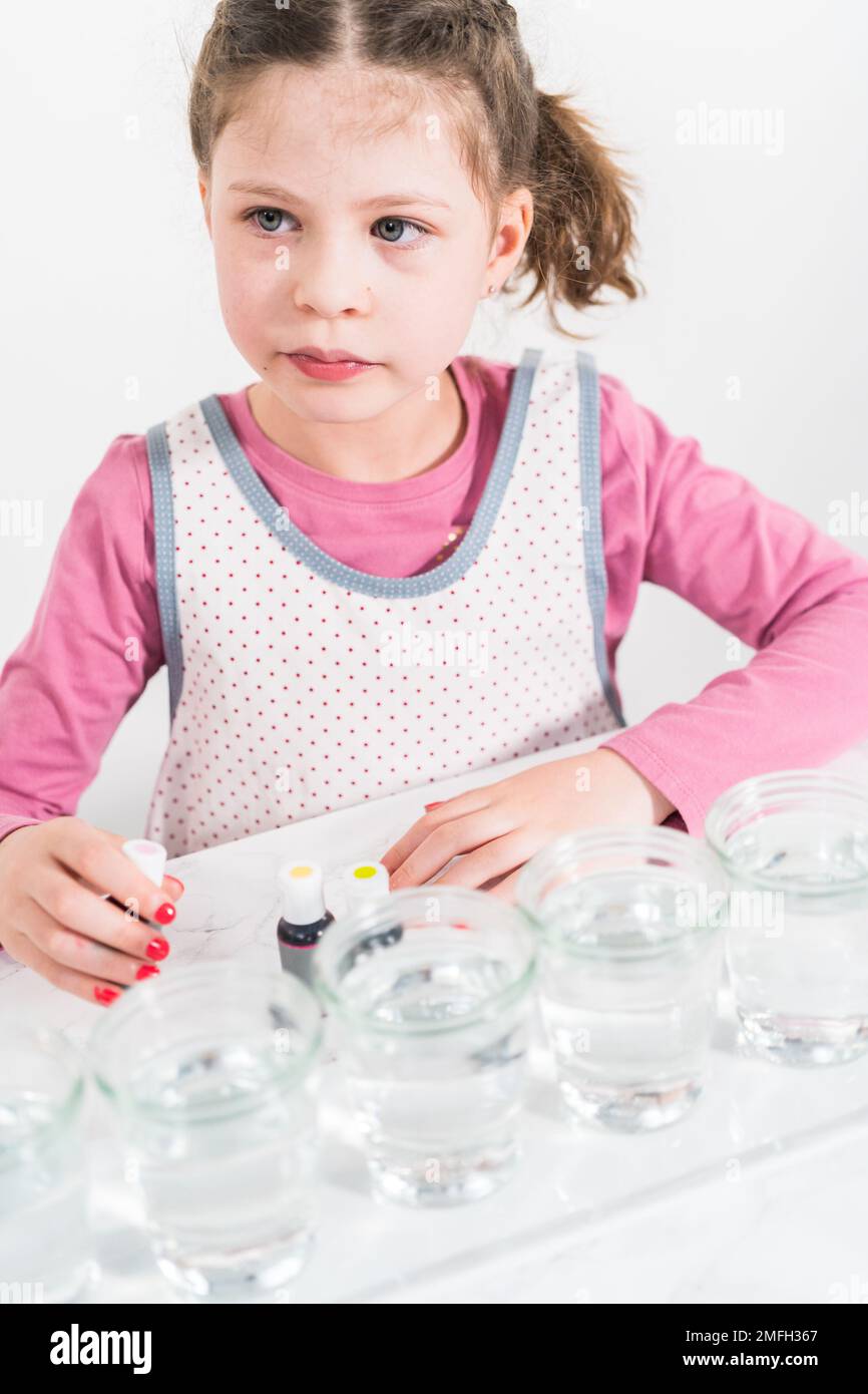 Easter egg coloring Stock Photo - Alamy