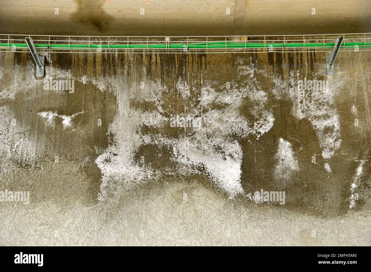 Rain water leaks on the roof causing damage Stock Photo - Alamy