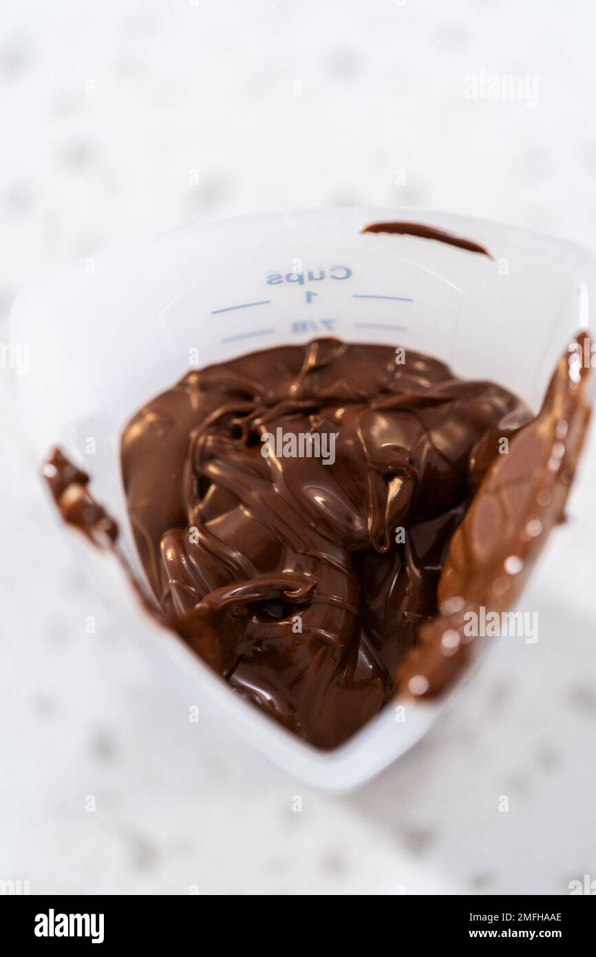 Chocolate Covered Pretzel Rods Stock Photo - Alamy