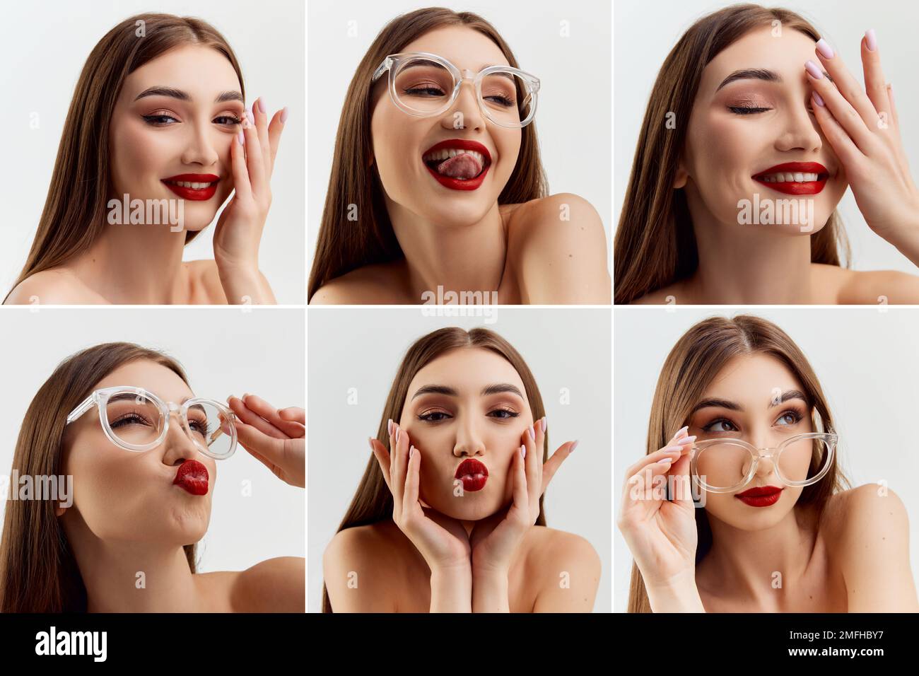 Makeup And Fashion Collage