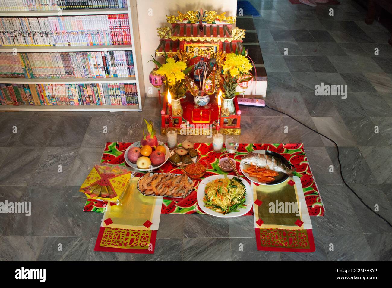 Sacrificial offering for chinese tutelary deity folk religion of taoism ...