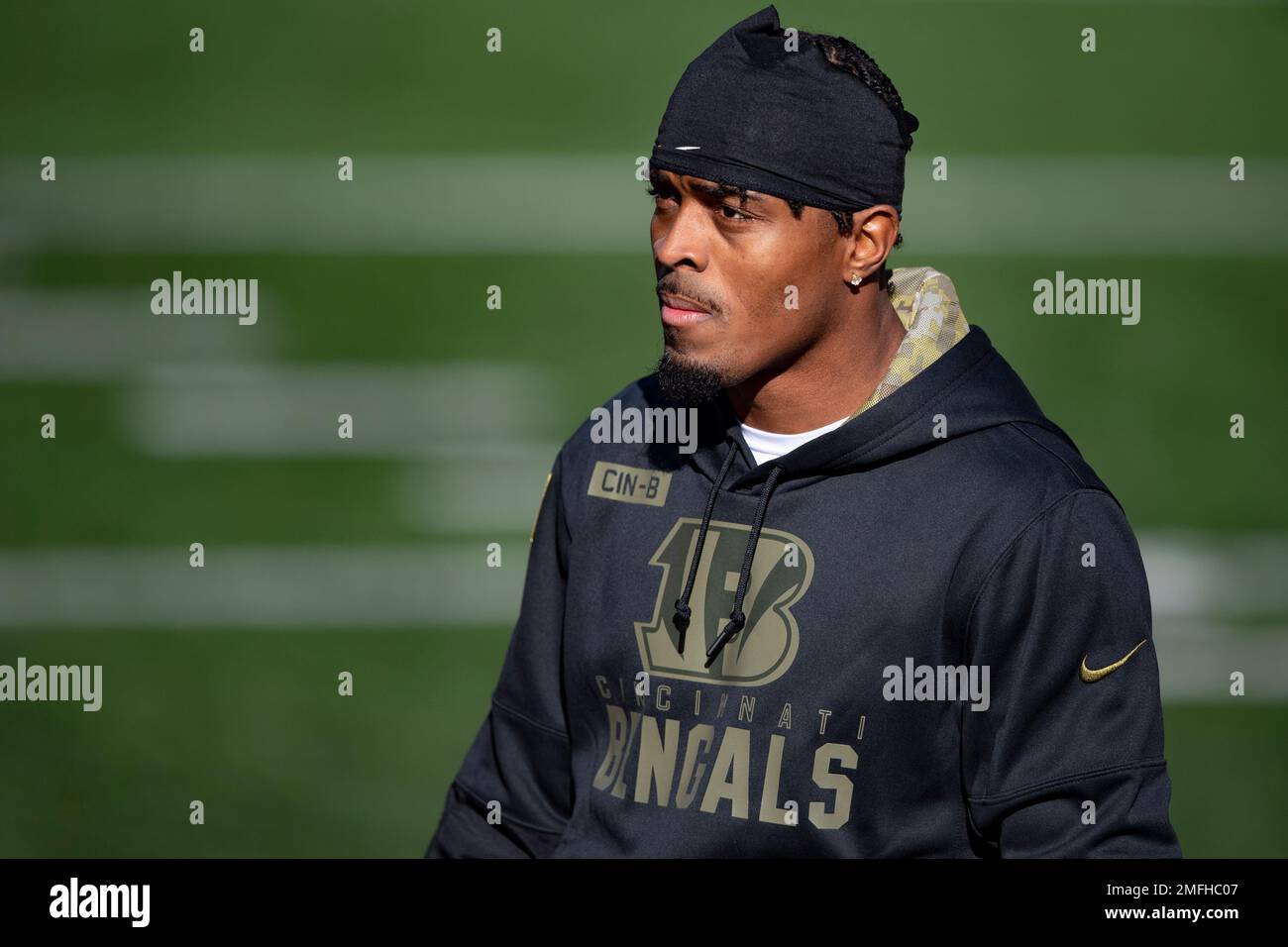 Cincinnati Bengals cornerback William Jackson III (22) prior to an NFL ...
