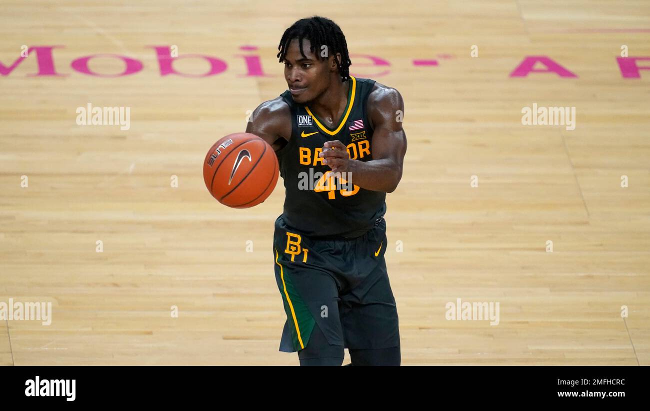 Baylor's Davion Mitchell (45) plays against Washington in an NCAA ...