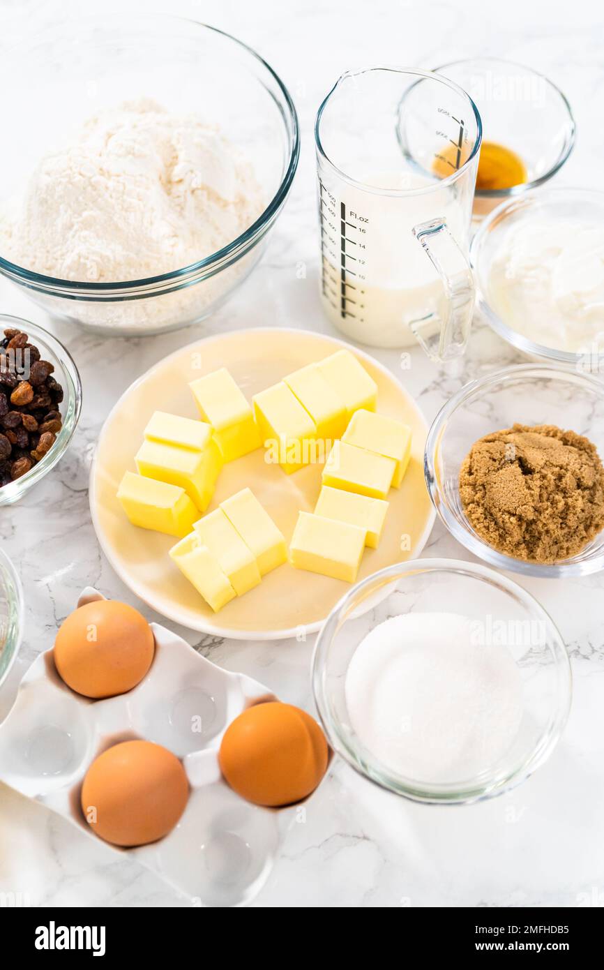 Mini Easter Bread Kulich Stock Photo - Alamy