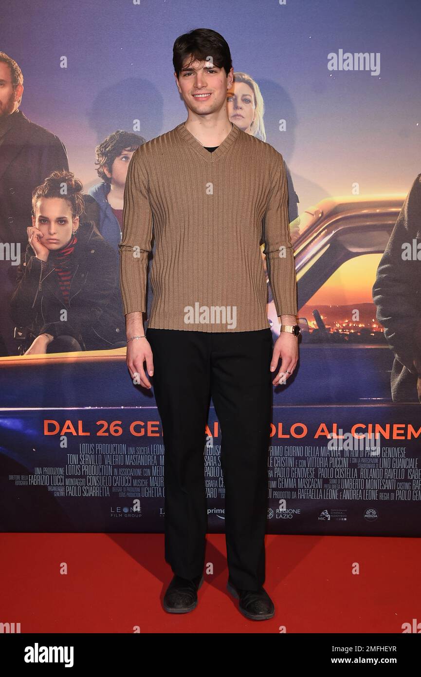 Milan - Film premiere: “The first day of my life“ - Pietro Pattarra ...