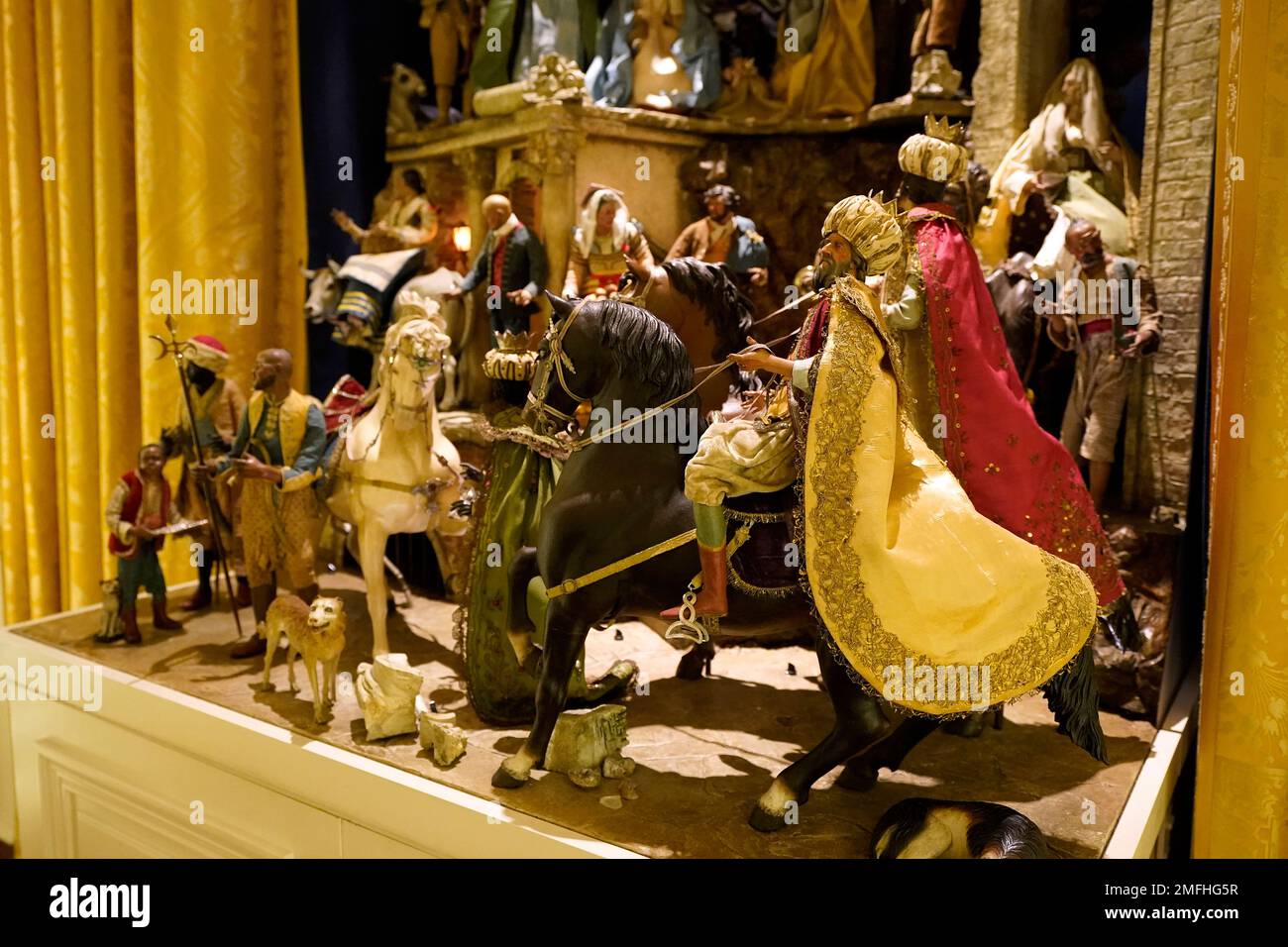 The East Room of the White House is decorated during the 2020 Christmas ...