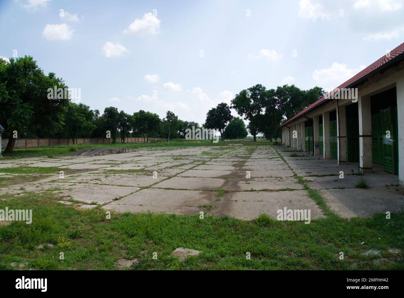 Abandoned military barracks vrsac hi-res stock photography and images ...