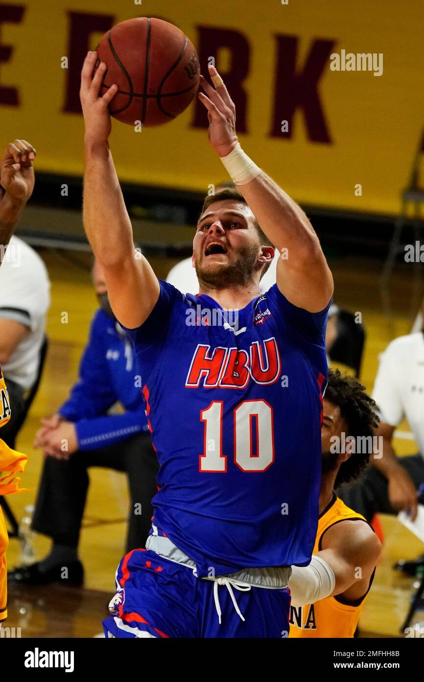 Houston Baptist guard Ty Dalton (10) during the first half of an NCAA ...