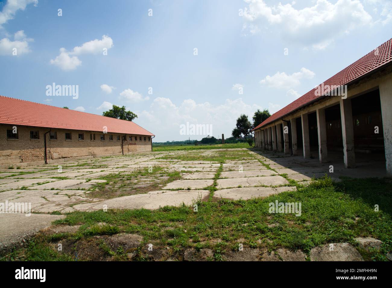 Abandoned military barracks vrsac hi-res stock photography and images ...