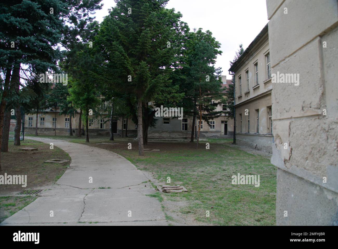 Abandoned military barracks vrsac hi-res stock photography and images ...