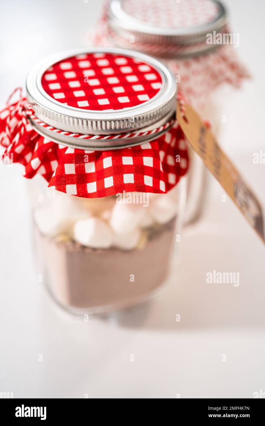 Unicorn hot chocolate mix Stock Photo - Alamy