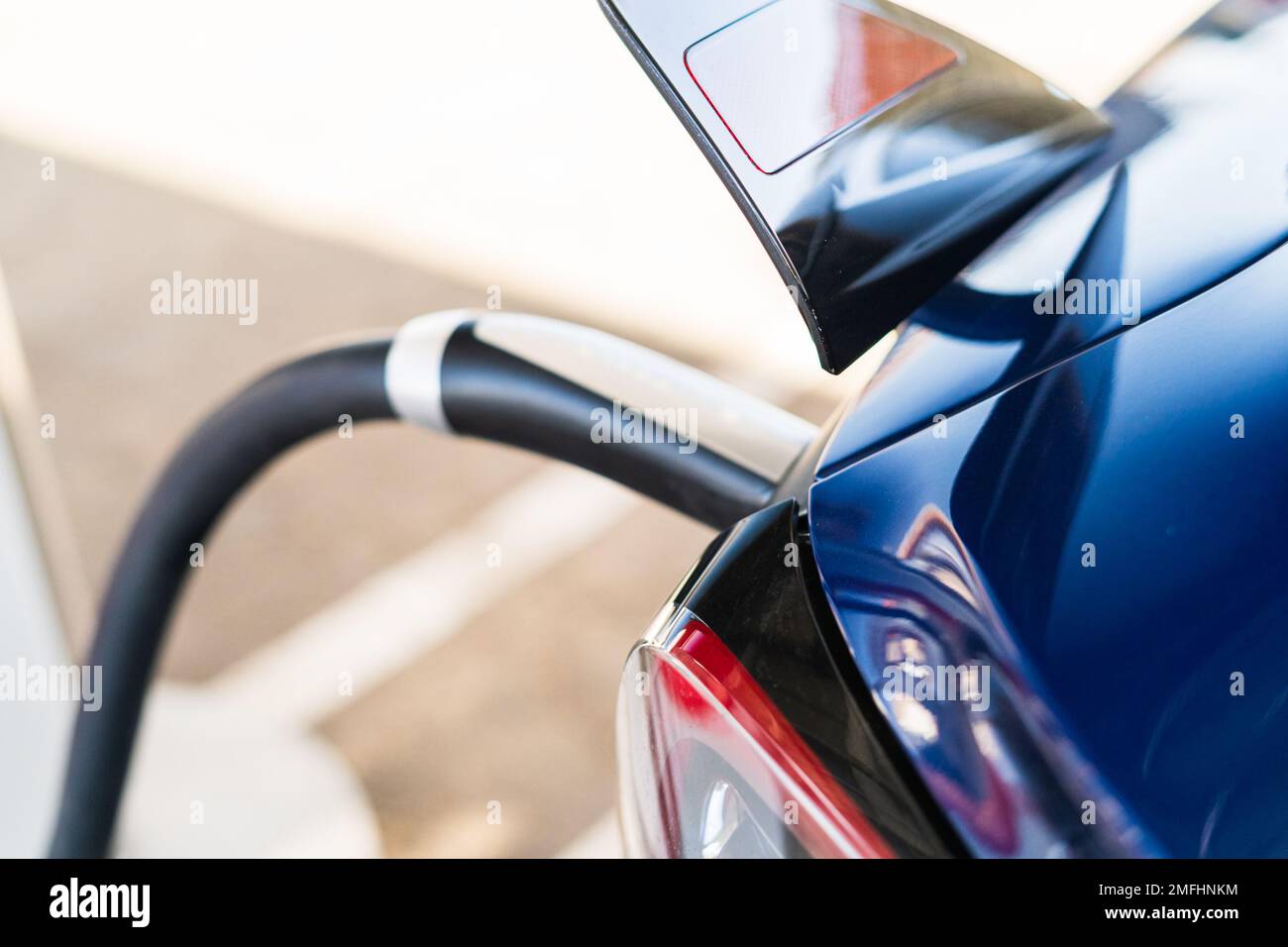 Tesla charging station Stock Photo - Alamy