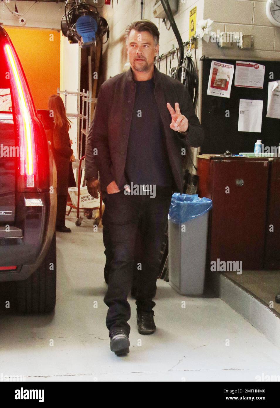 New York, NY, USA. 24th Jan, 2023. Josh Duhamel seen at Live with Kelly ...