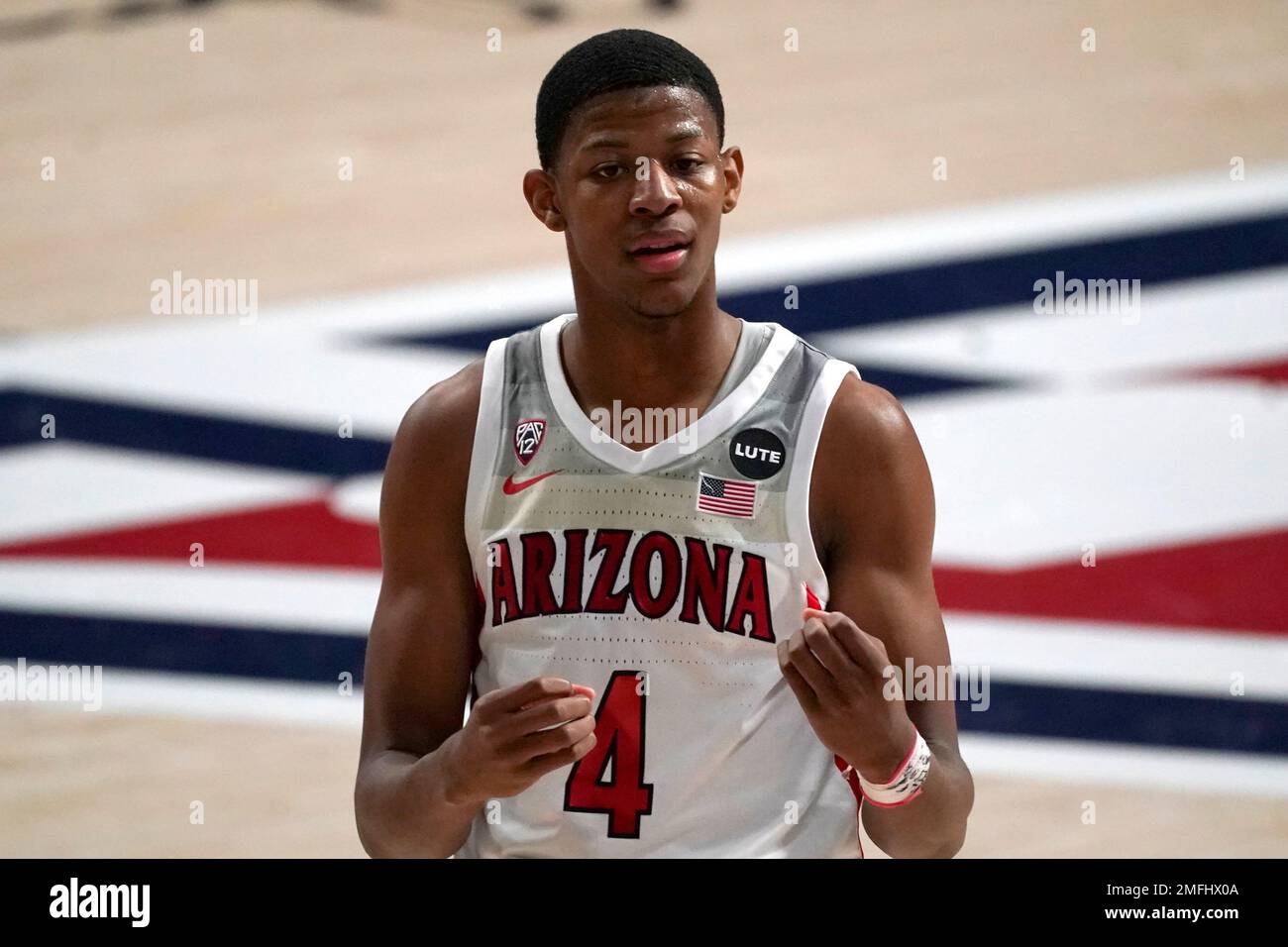 Arizona guard Dalen Terry (4) during the second half of an NCAA college ...