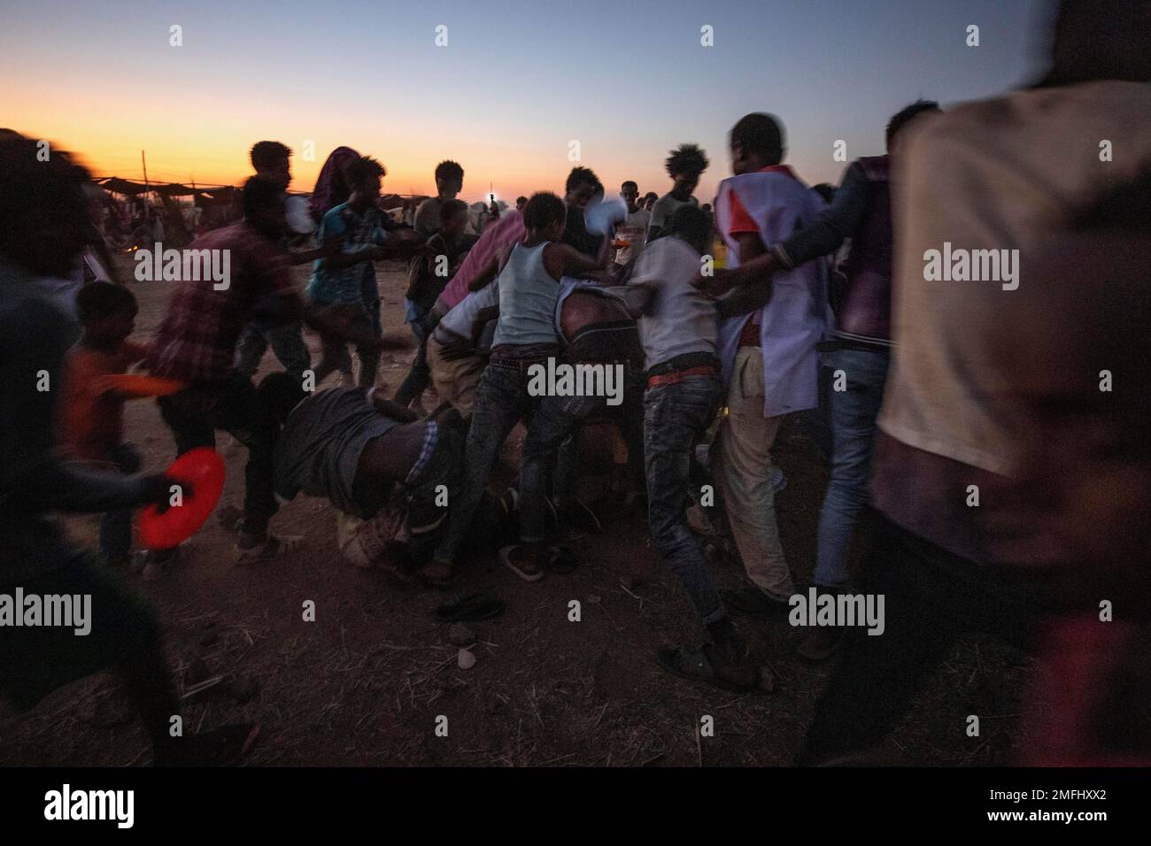 Tigray men who fled the conflict in Ethiopia's Tigray region, fight to ...