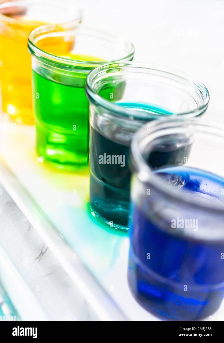 Easter egg coloring Stock Photo - Alamy