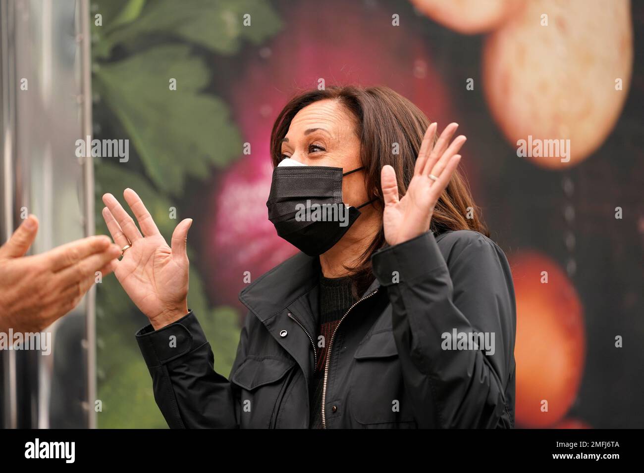 Vice President-elect Kamala Harris visits DC Central Kitchen, Wednesday ...