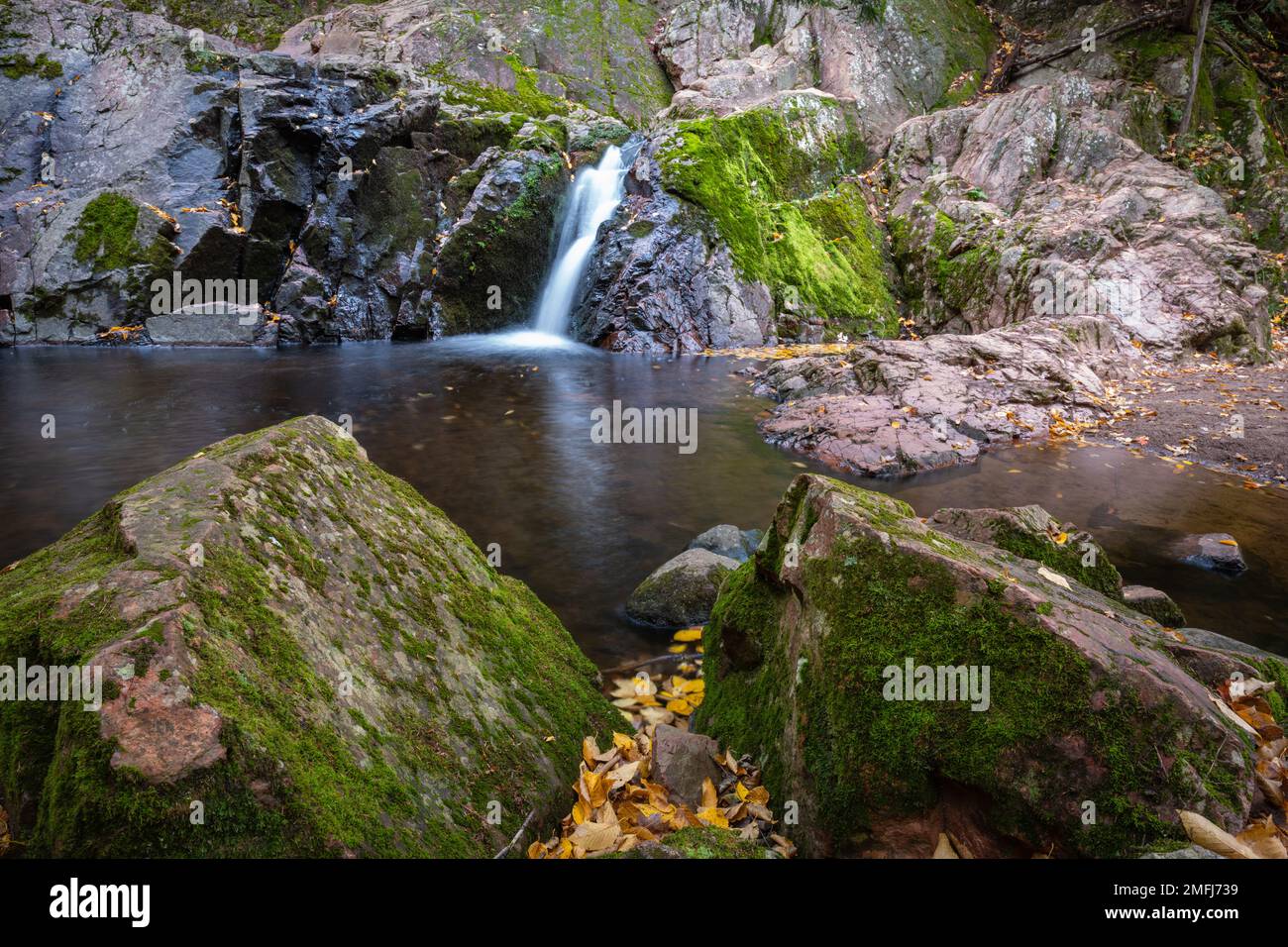 This image is of Morgan falls located in Northwestern Wisconsin. This ...