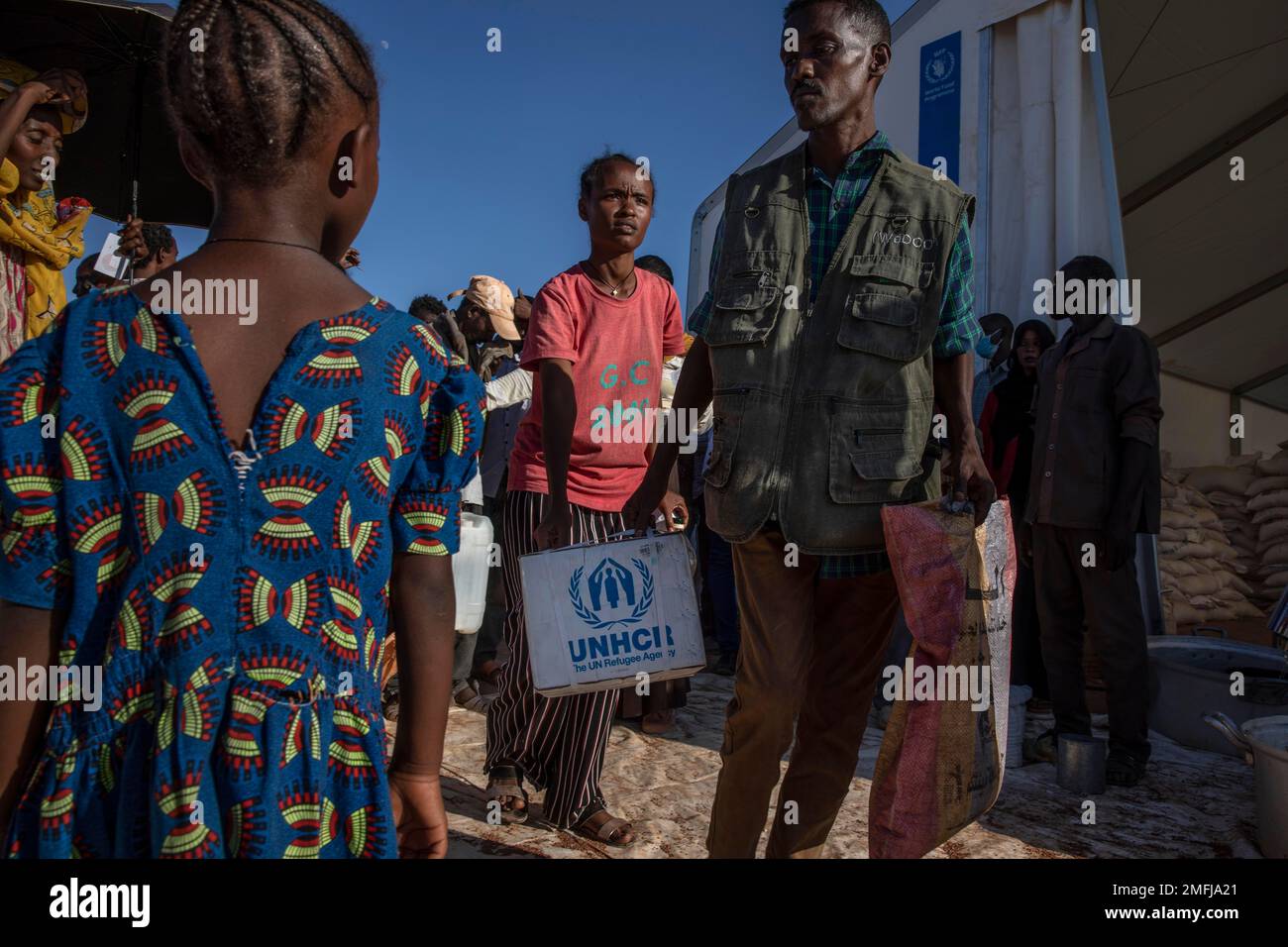 Tigray refugees who fled the conflict in Ethiopia's Tigray region ...