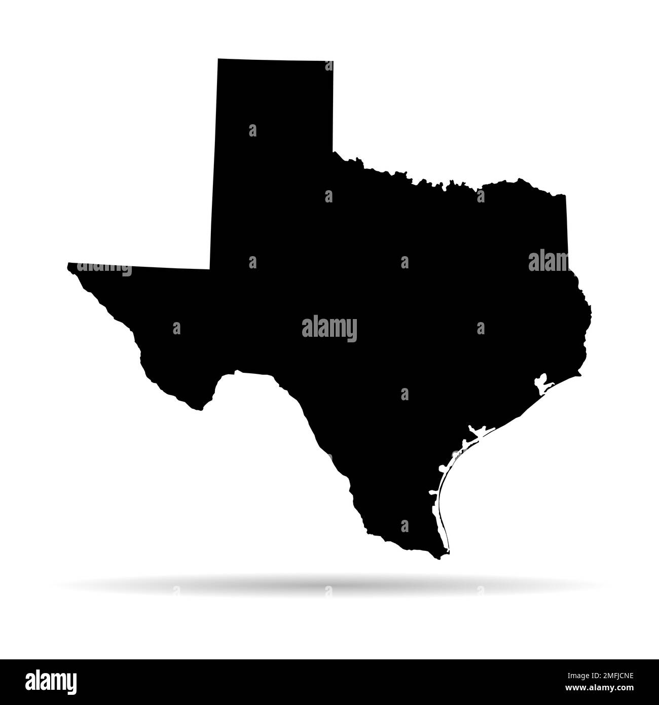 Texas map shape, united states of america. Flat concept icon symbol ...