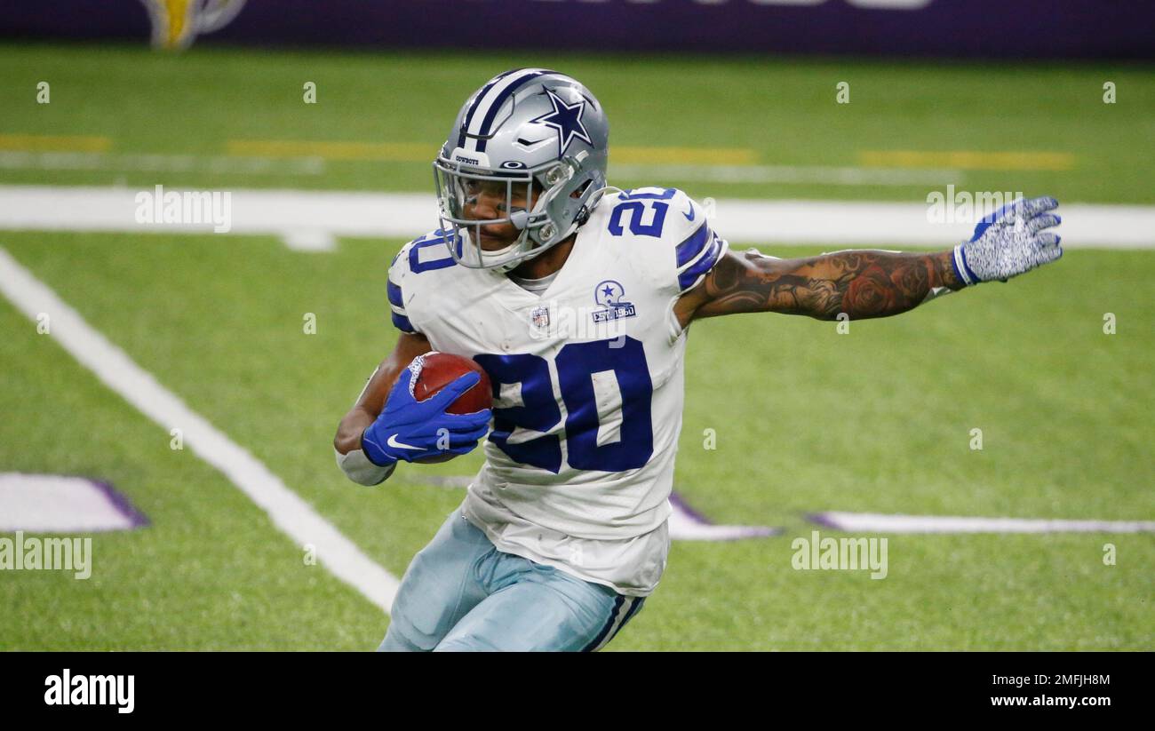 Dallas Cowboys running back Tony Pollard runs up field during an NFL ...