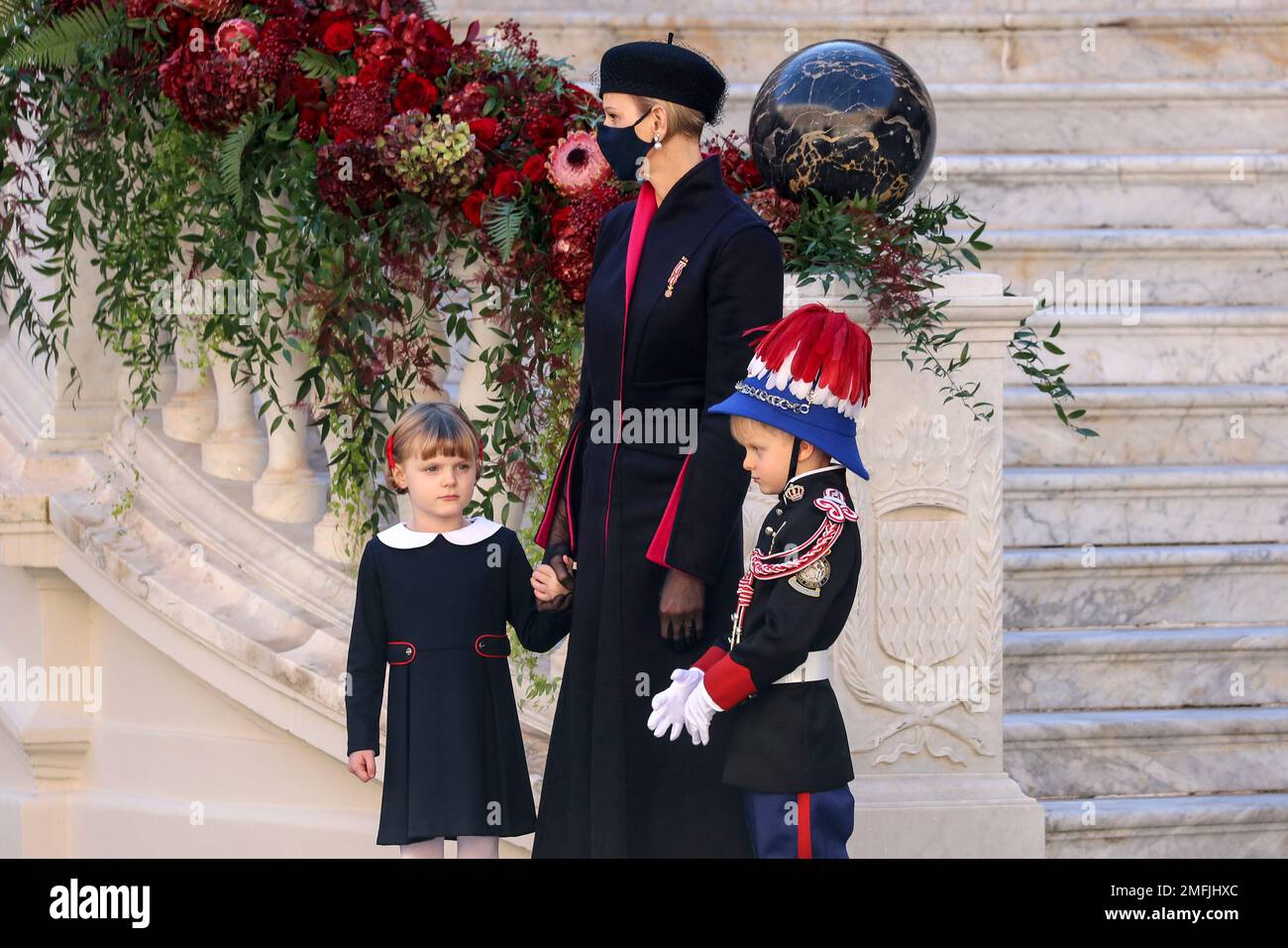 Princess Charlene of Monaco, Princess Gabriella of Monaco and Prince ...
