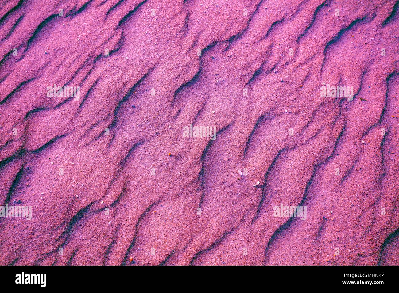 Abstract wavy sandy background. Texture of sand in desert or on the ...