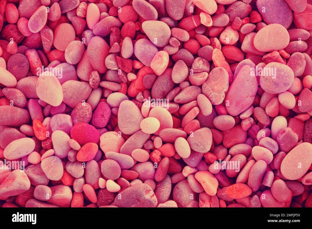 Abstract nature pebbles background. Red pebbles texture. Stone ...