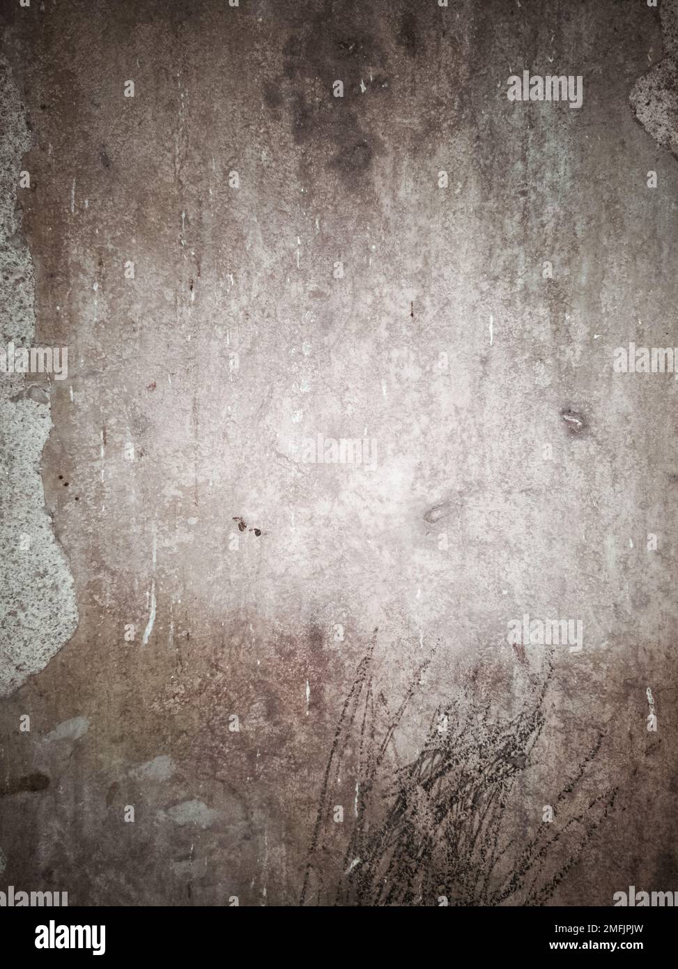 A scratched and broken white wall in a close up view Stock Photo - Alamy