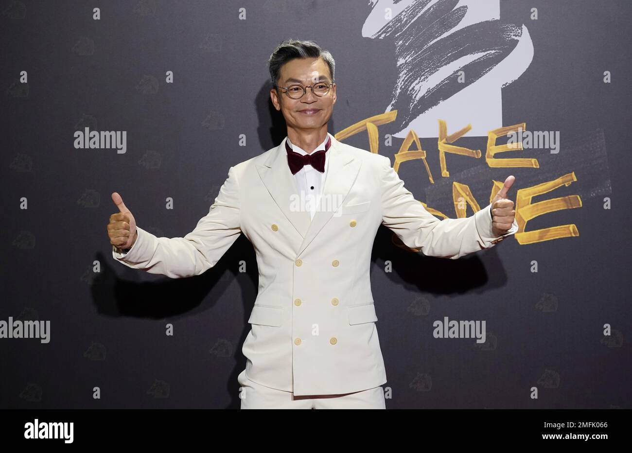Singaporean actor Mark Lee arrives at the 57th Golden Horse Awards in ...