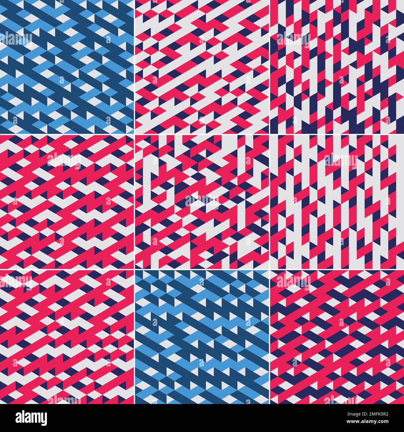Set of templates with colorful gradient triangles in the corner ... Set of templates with colorful gradient triangles in the corner ...