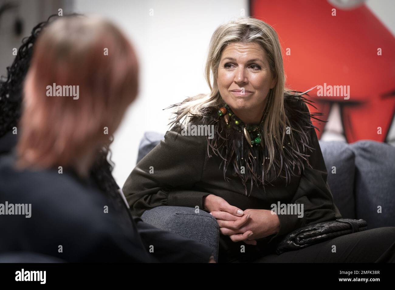 UTRECHT - Queen Maxima during her visit to an accessible walk-in ...