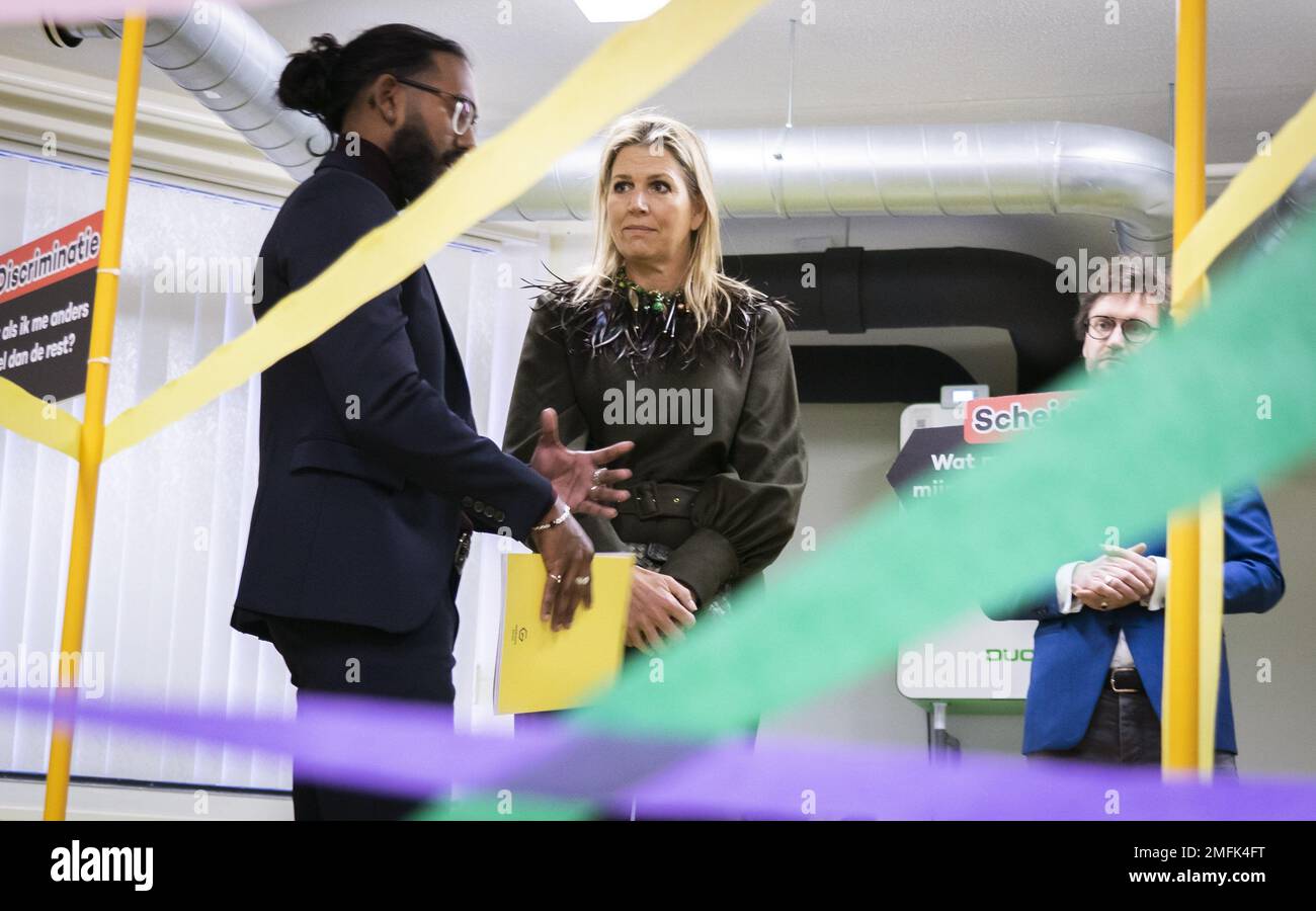 UTRECHT - Queen Maxima during her visit to an accessible walk-in ...
