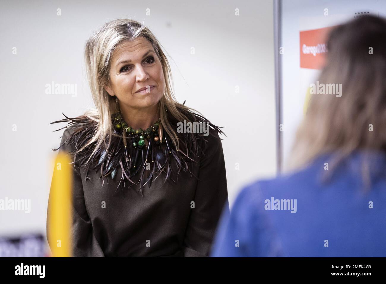 UTRECHT - Queen Maxima during her visit to an accessible walk-in ...