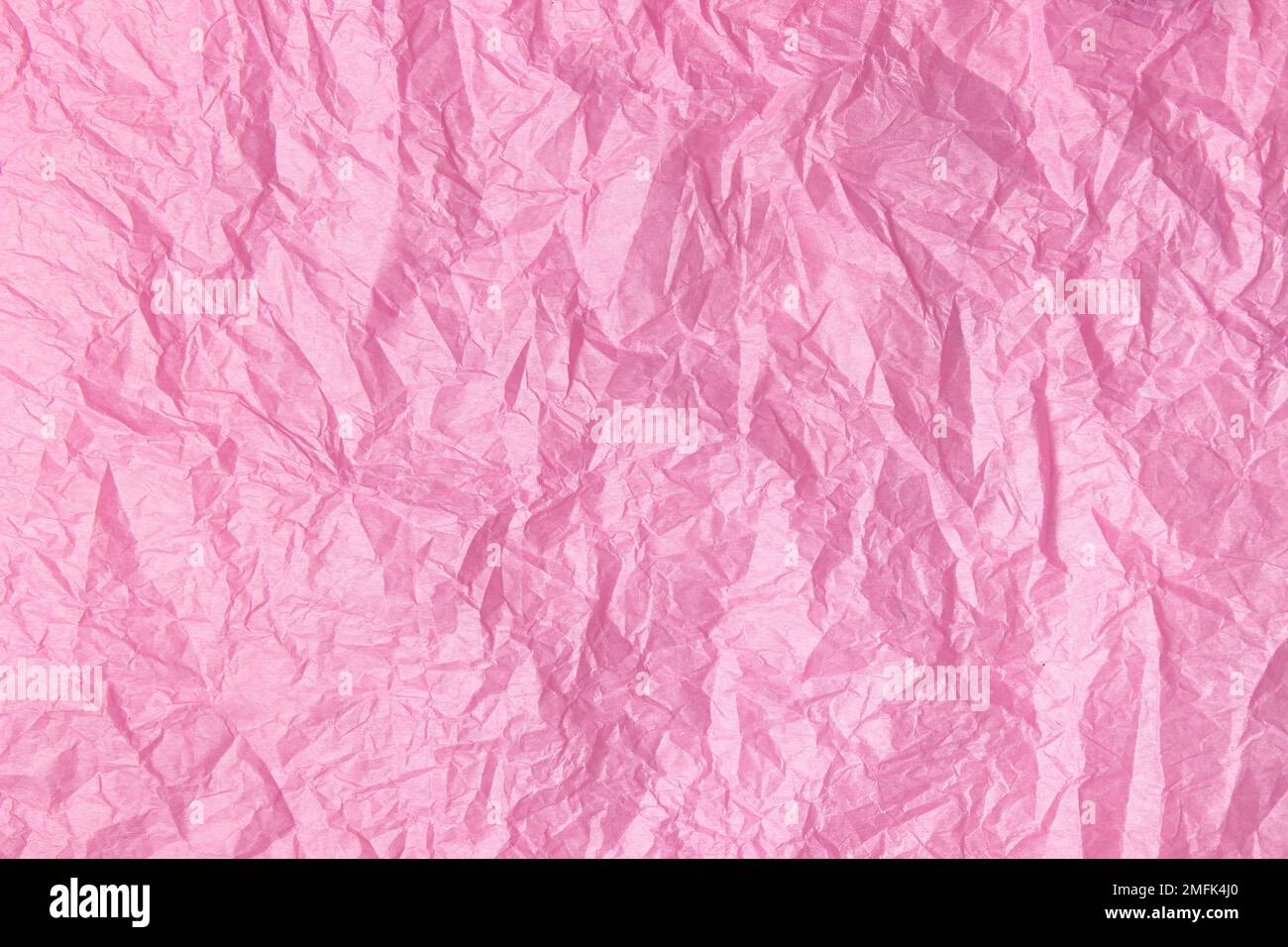 Background from delicate pink crumpled paper. Lots of empty space Stock ...