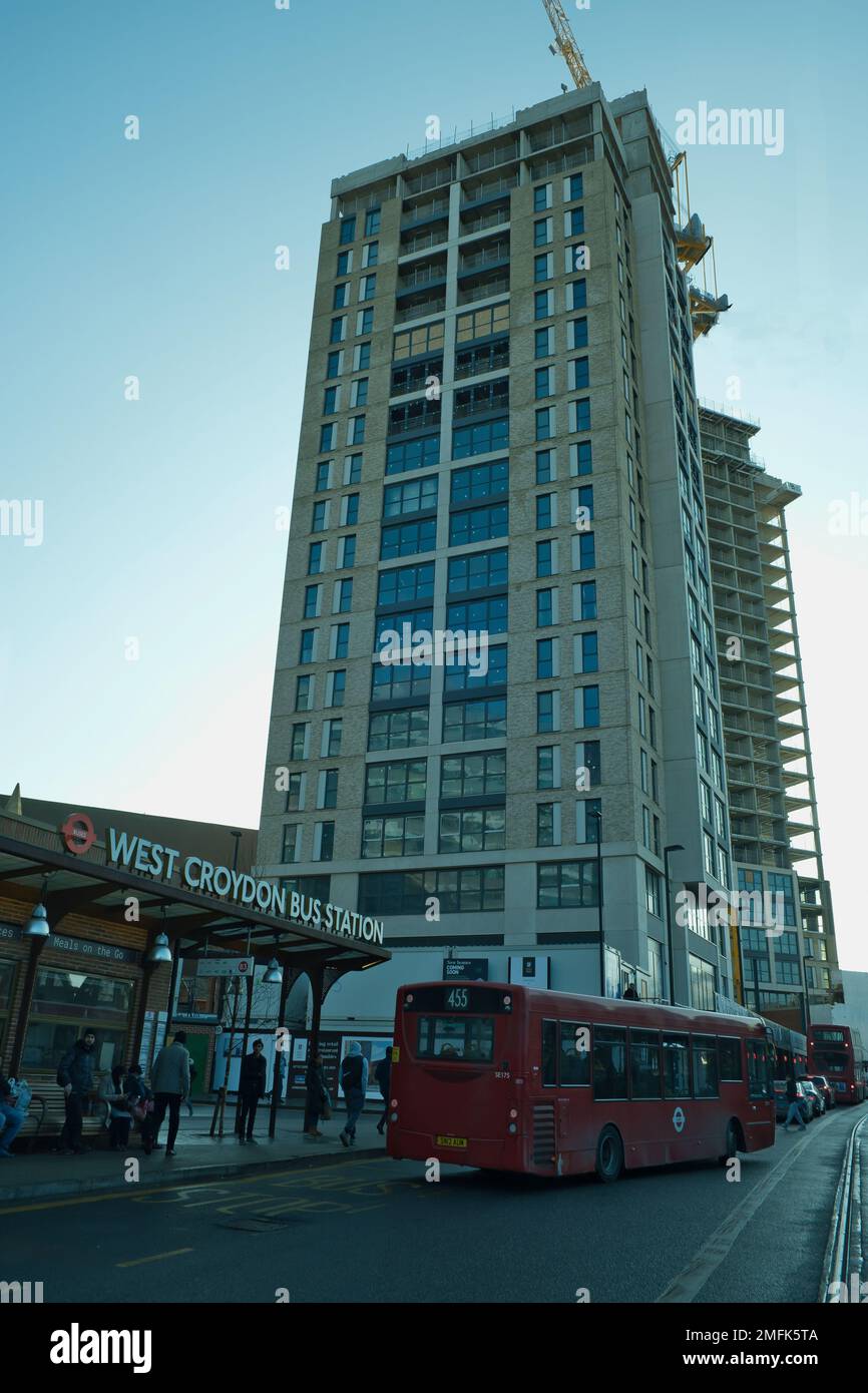 New London Square development by West Croydon Stock Photo - Alamy