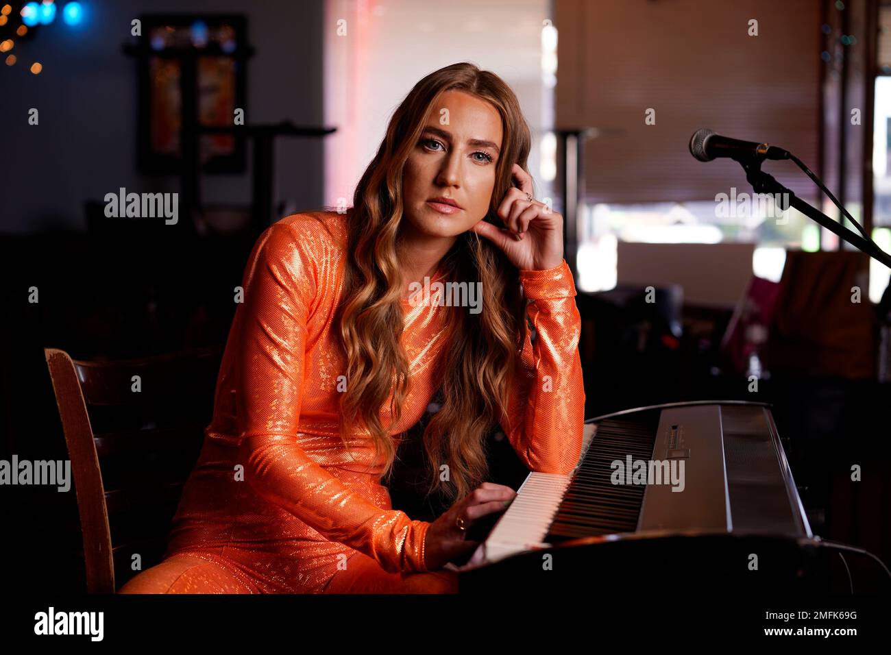 Country singer Ingrid Andress poses Oct. 1, 2020, in Nashville, Tenn ...