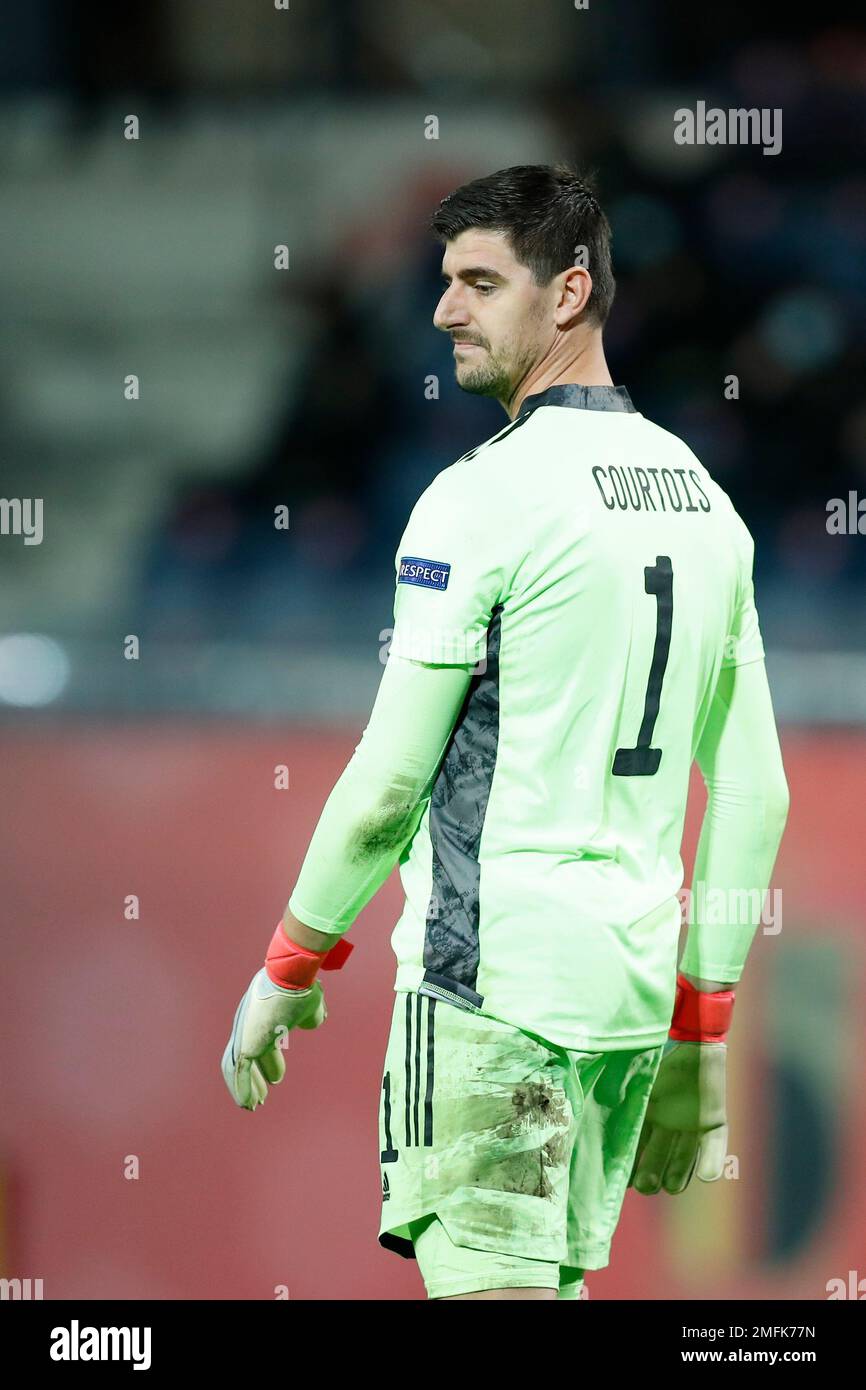Belgium goalkeeper Thibaut Courtois during the UEFA Nations League ...