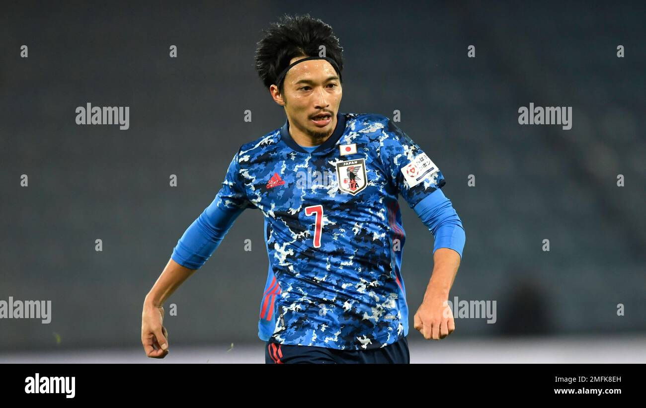 Japan's Gaku Shibasaki during the international friendly soccer match ...