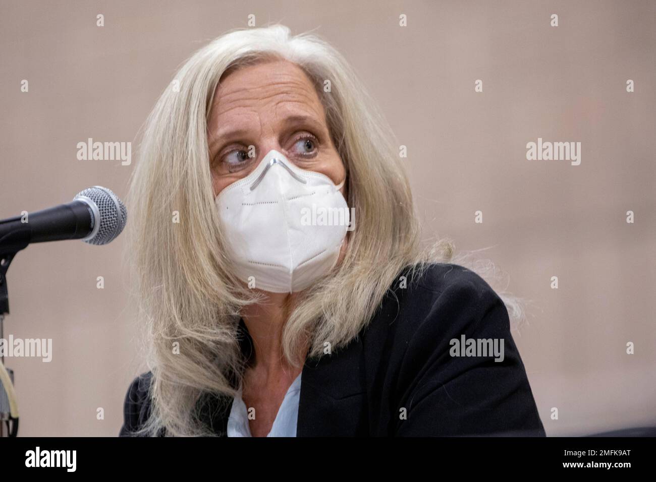 Lisa Deeley, a Philadelphia city commissioner, speaks after the formal ...