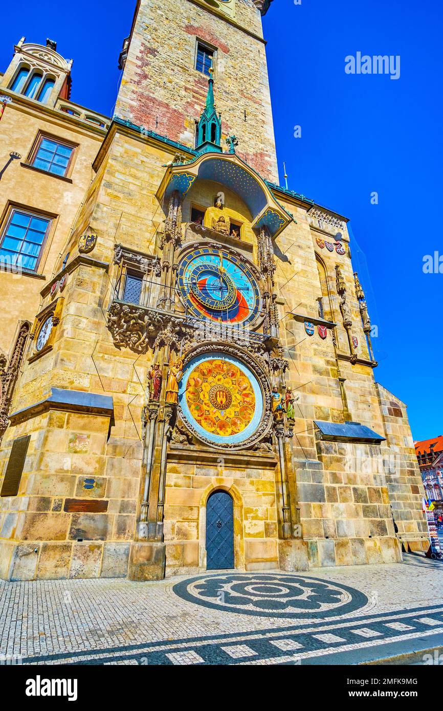 Prague Orloj is the astronomical clock on Staromestska radnice (Old ...