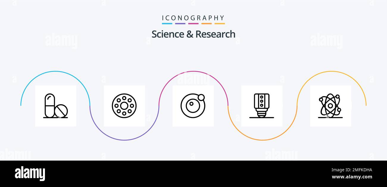 Science Line 5 Icon Pack Including . satellite. science. atom Stock ... Science Line 5 Icon Pack Including . satellite. science. atom Stock ...