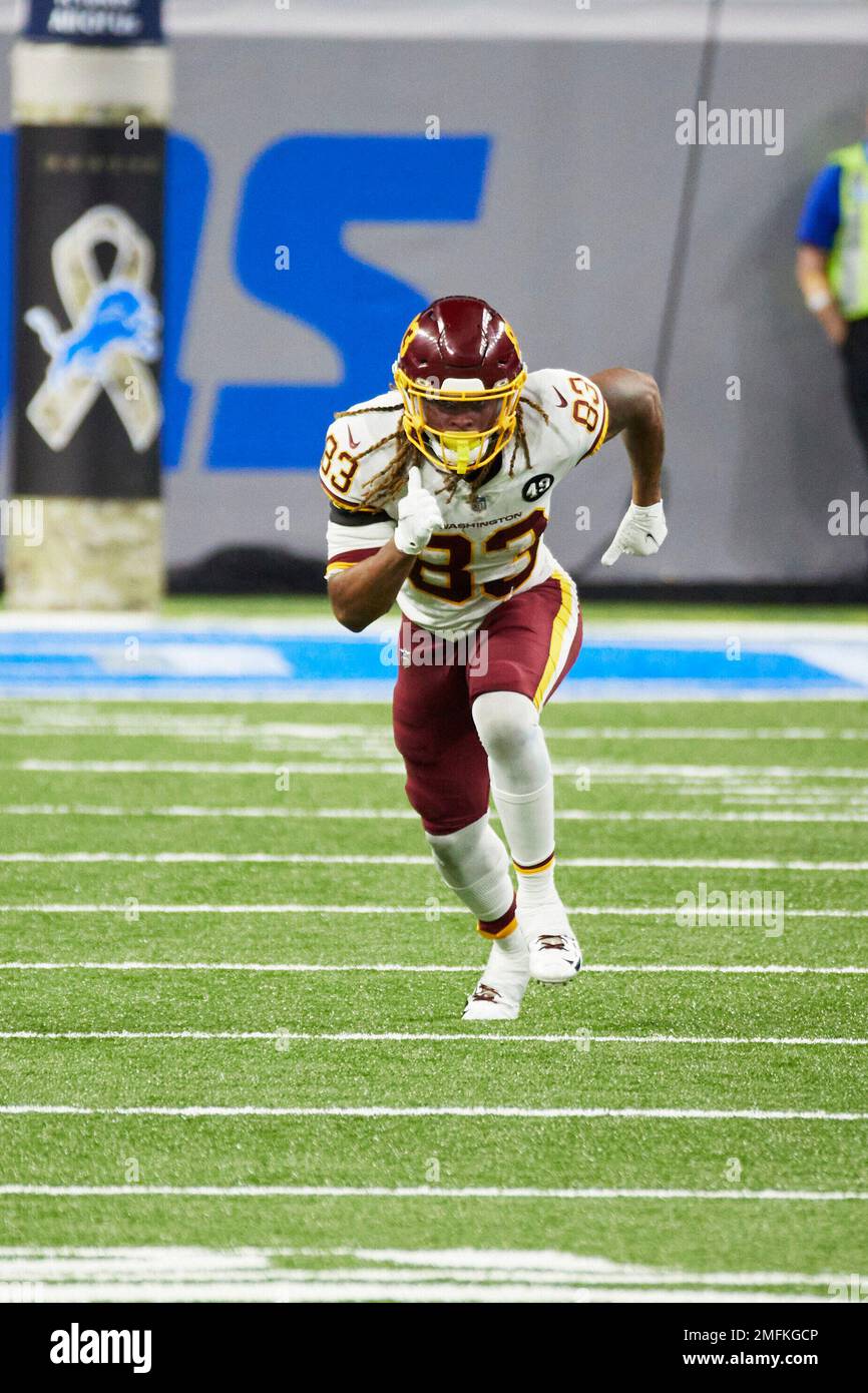 Washington Football Team wide receiver Isaiah Wright (83) in action ...