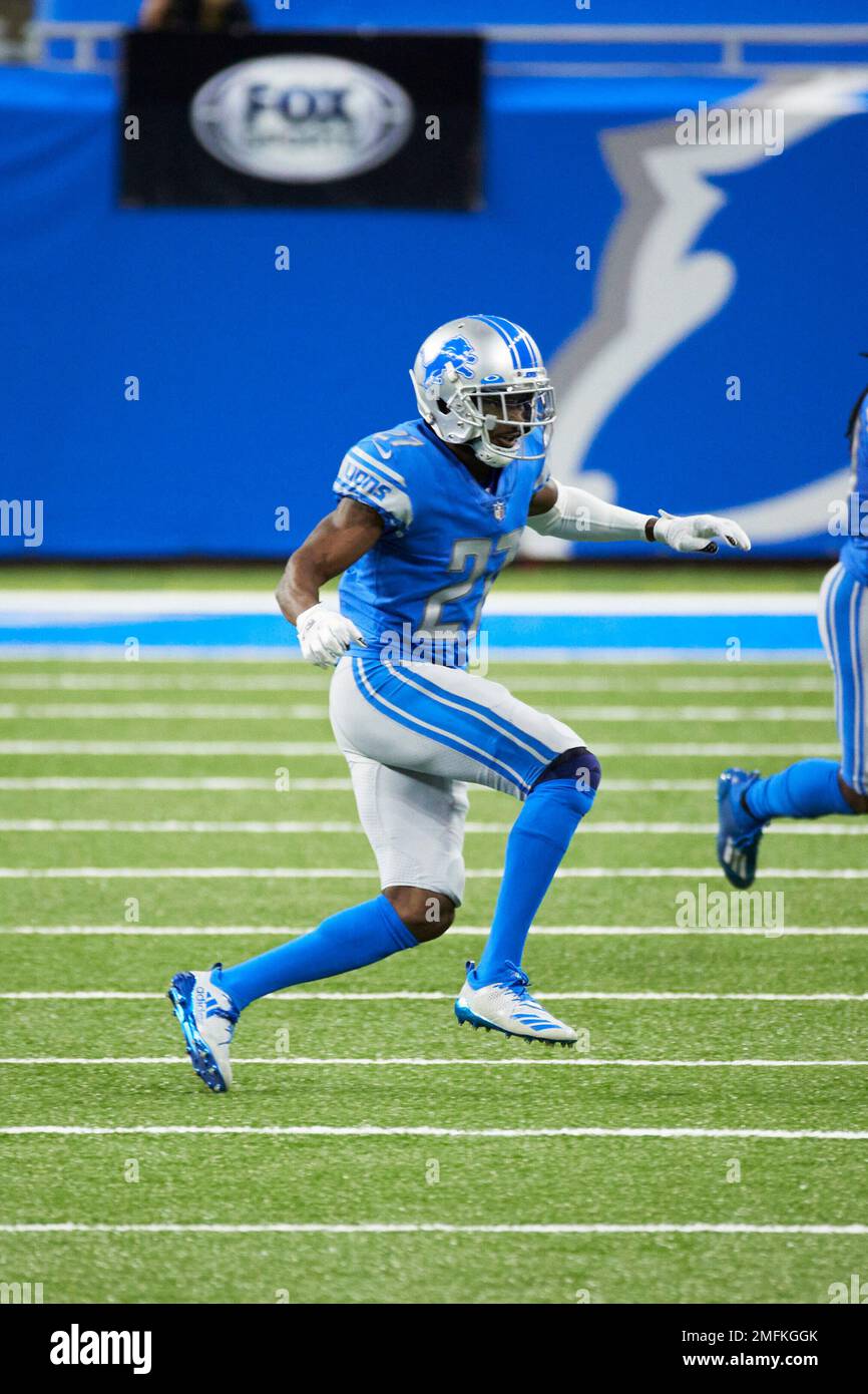 Detroit Lions cornerback Justin Coleman (27) in action against the ...