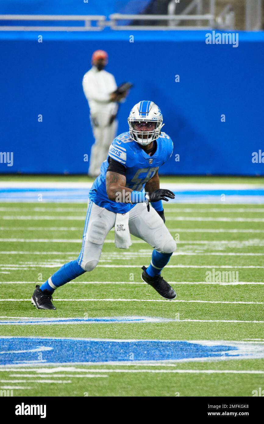 Detroit Lions outside linebacker Jamie Collins (58) in action against ...