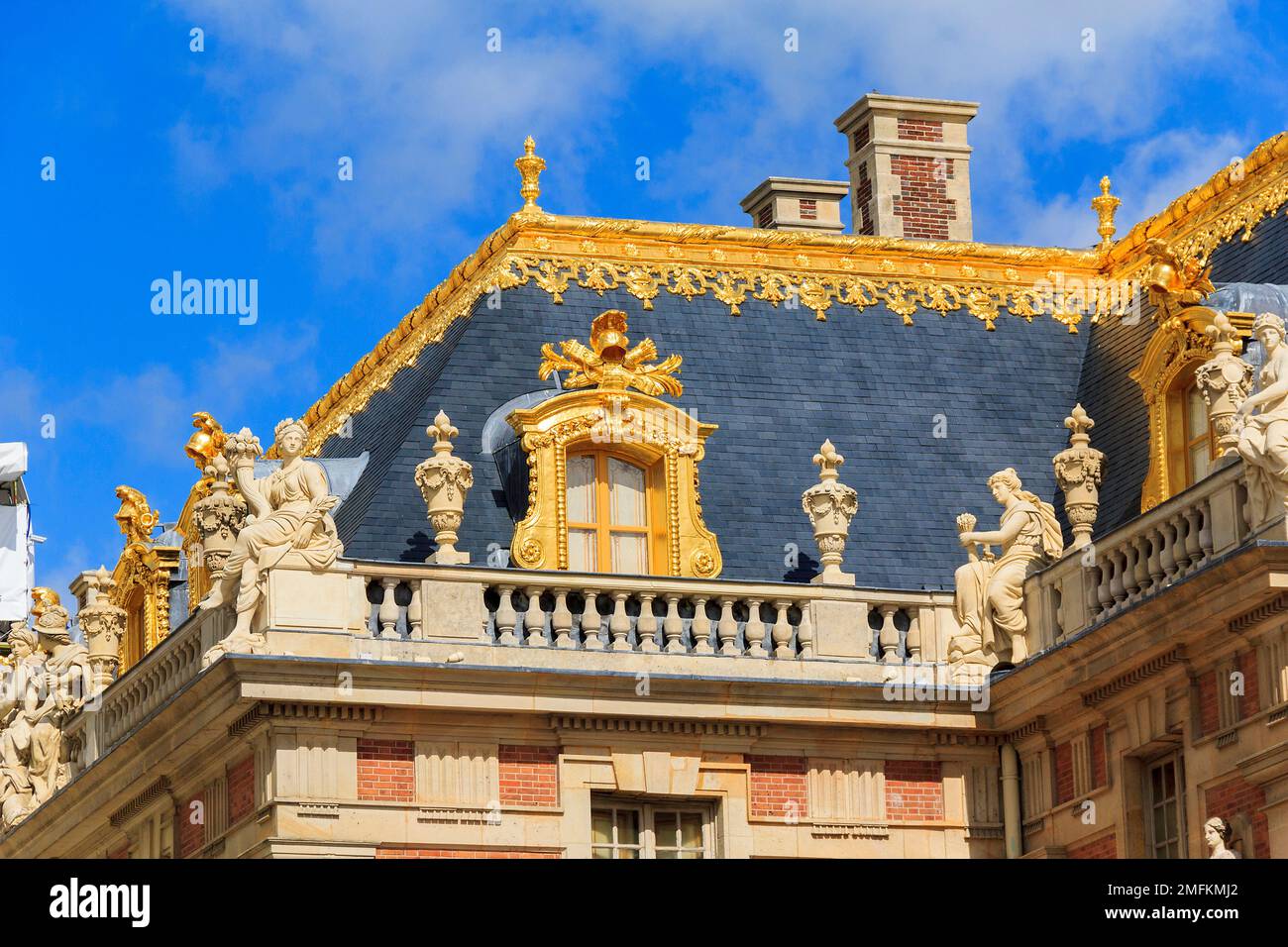 VERSAILLES, FRANCE - MAY 12, 2013: Palace of Versailles. These are ...
