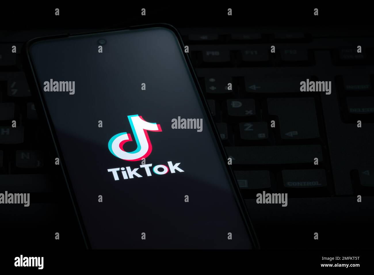 Tiktok logo computer hi-res stock photography and images - Alamy